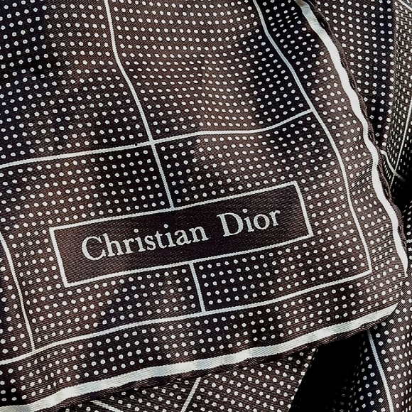 Dior | Accessories | Authentic Christian Dior Silk Scarf | Poshmark